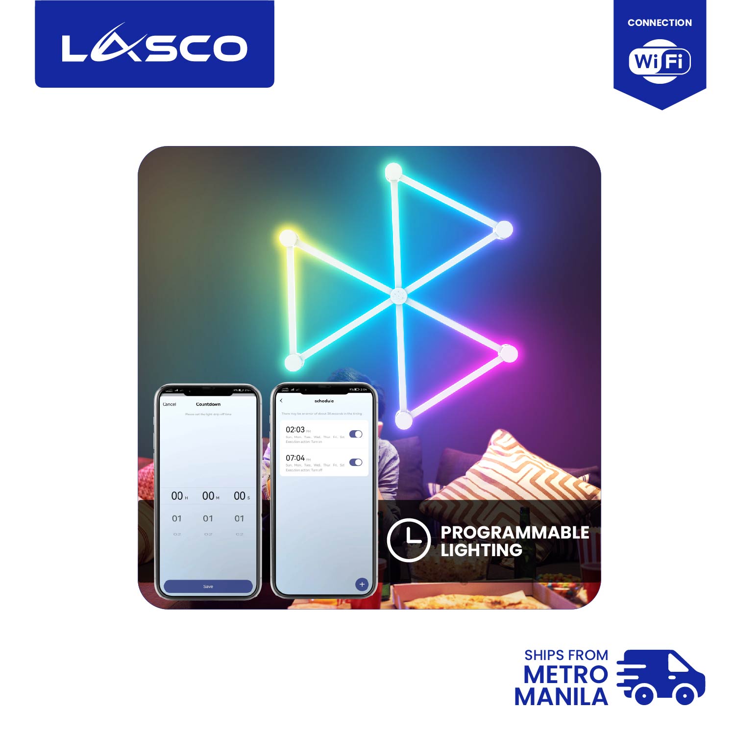 Lasco Wifi Constellation Wall Lamp | Lasco