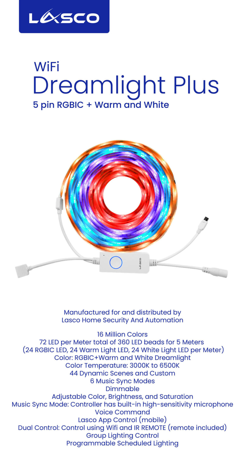 Lasco WiFi 5 PIN Dreamlight Plus Set - Lasco