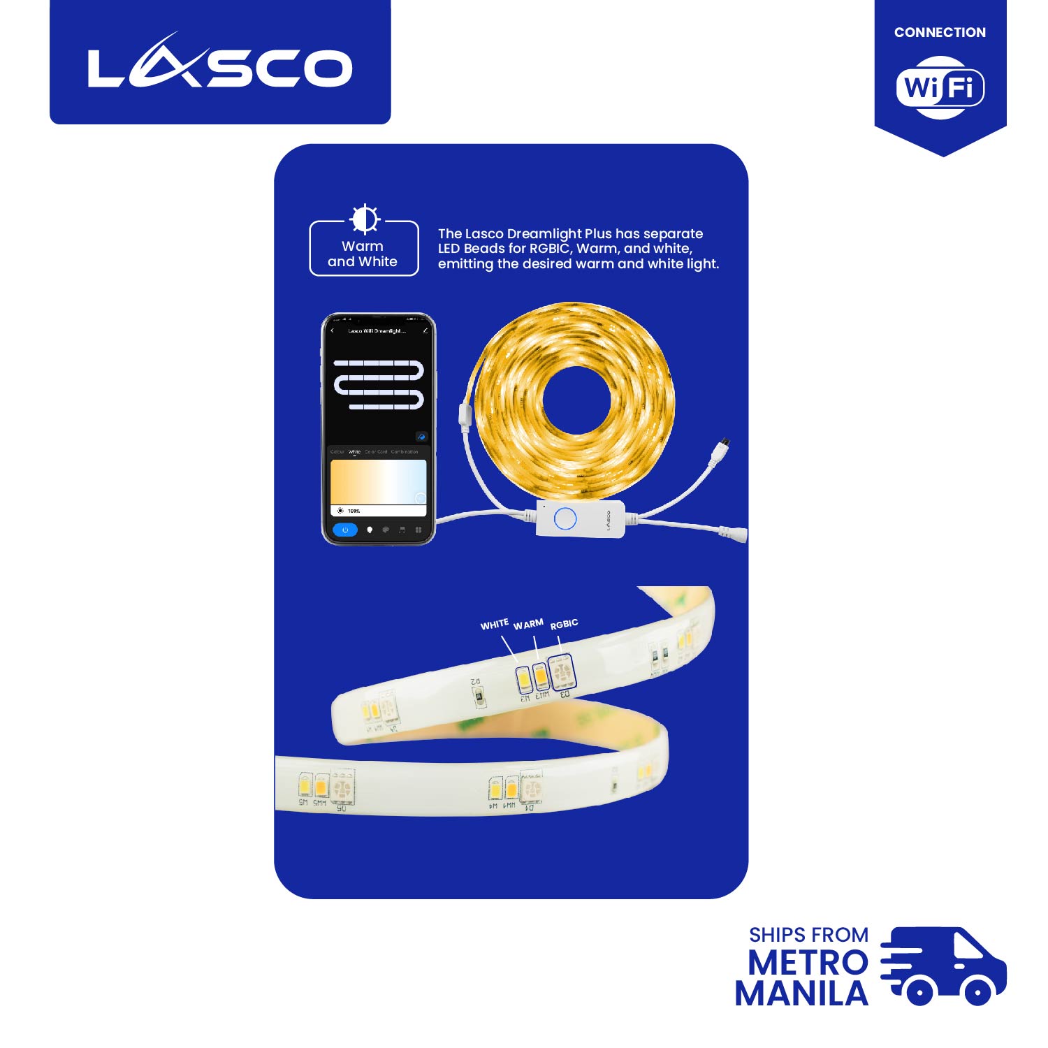 Lasco Wifi 5 PIN Dreamlight Plus Set - Lasco